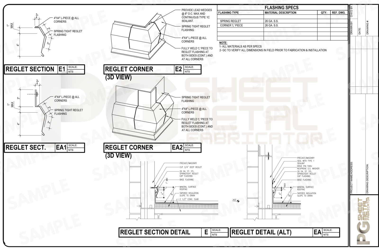 Reglets: Essential Components for Clean, Seamless Metal Flashing - PG ...